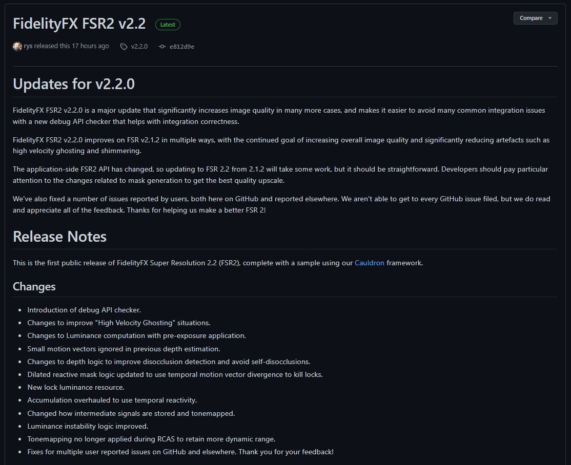 AMD FSR 2 w wersji 2.2 został udostępniony w formie kodu źródłowego ... AMD FSR 2 w wersji 2.2 został udostępniony w formie kodu źródłowego ...