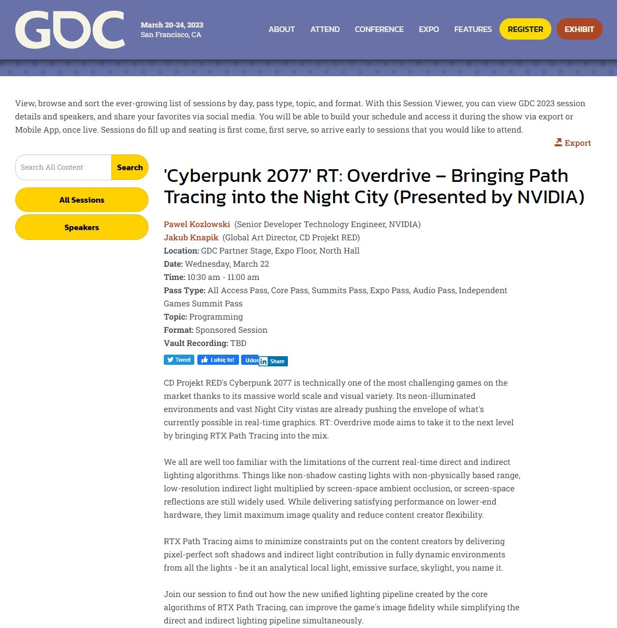 Cyberpunk 2077 otrzyma pełny Path Tracing na PC. NVIDIA oraz CD Projekt RED pokażą projekt na ...