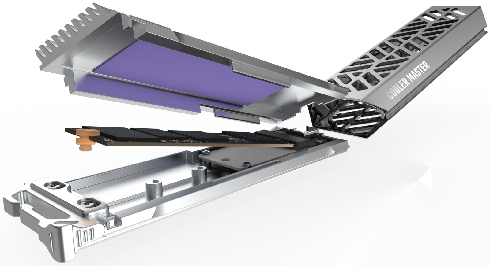 Cooler Master Oracle Air - aluminiowa obudowa dla pamięci masowych SSD ...
