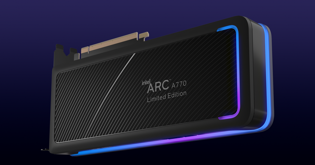 Intel ARC A770 Limited Edition - referencyjny model karty graficznej ...