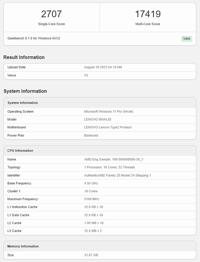 AMD Ryzen Threadripper PRO 7955WX - pierwsze informacje o 16-rdzeniowym ...