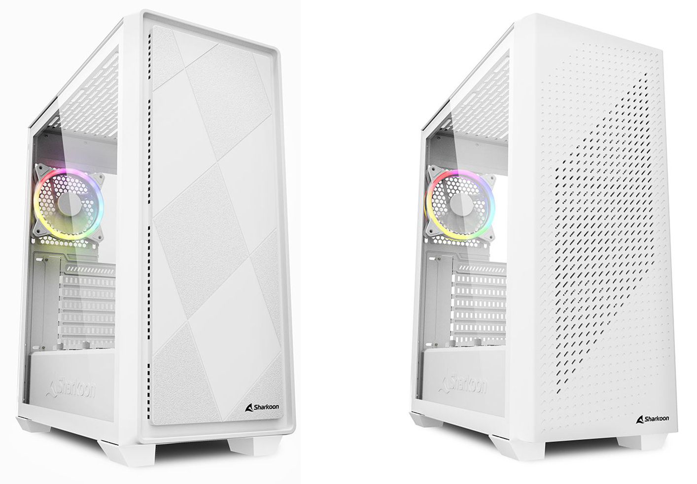 Sharkoon VS8 oraz VS9 - minimalistyczne obudowy ATX Midi Tower w ...