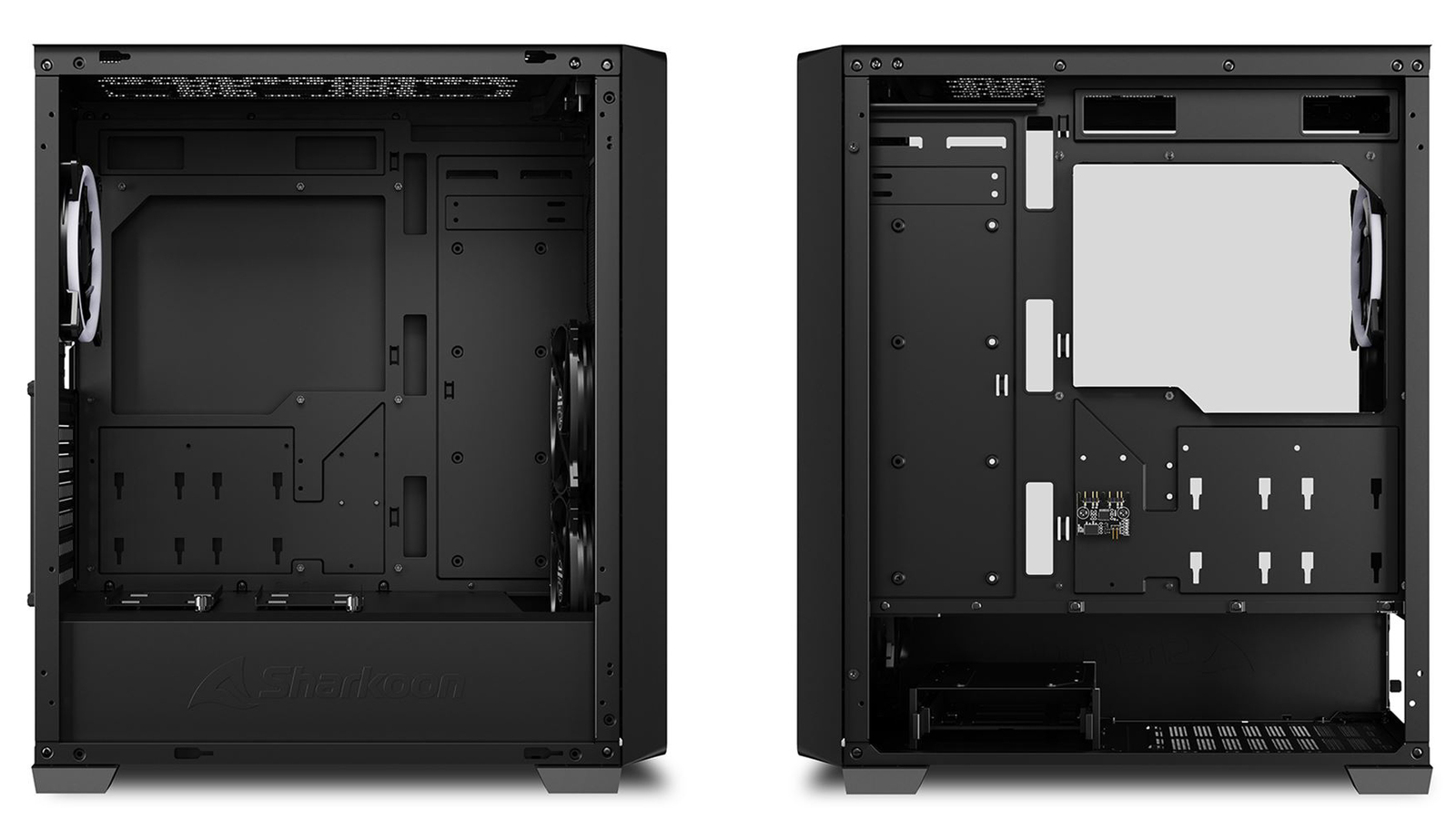 Sharkoon VS8 oraz VS9 - minimalistyczne obudowy ATX Midi Tower w ...