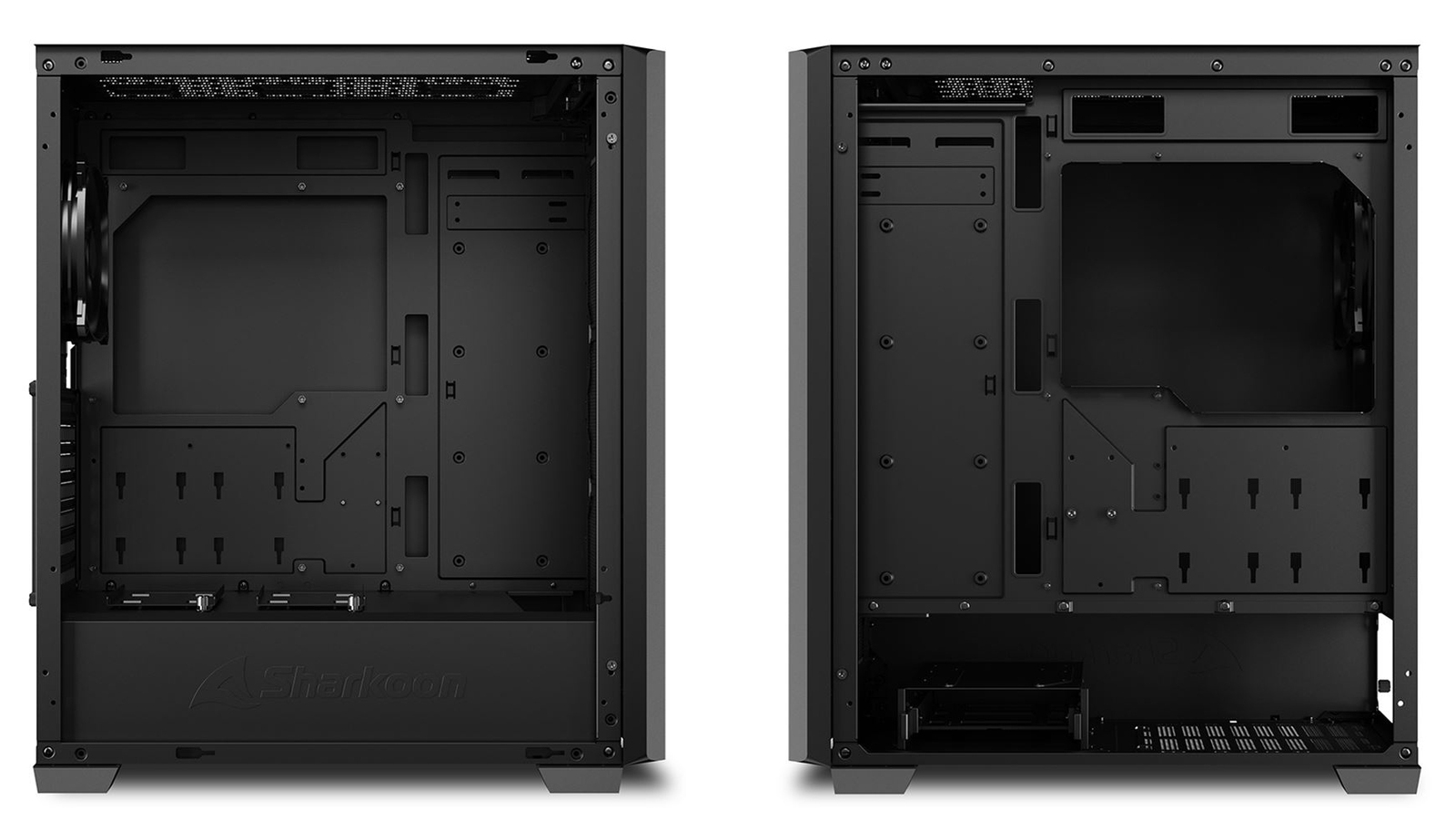 Sharkoon VS8 oraz VS9 - minimalistyczne obudowy ATX Midi Tower w ...