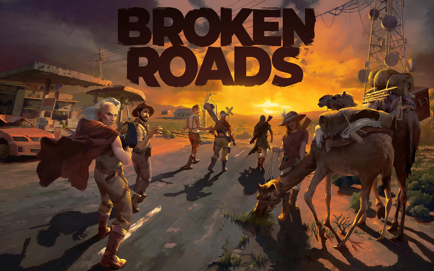 Broken Roads - klasyczne RPG, w którym to ty decydujesz, jak potoczy się gra. Fani Fallouta i ...