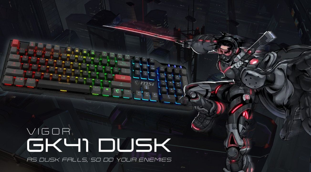 MSI Vigor GK41 - nowa seria gamingowych klawiatur z przełącznikami ...