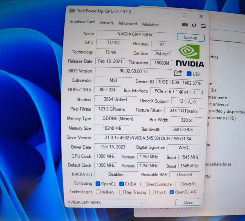 NVIDIA CMP 50HX - karta graficzna dla górników może służyć również ...