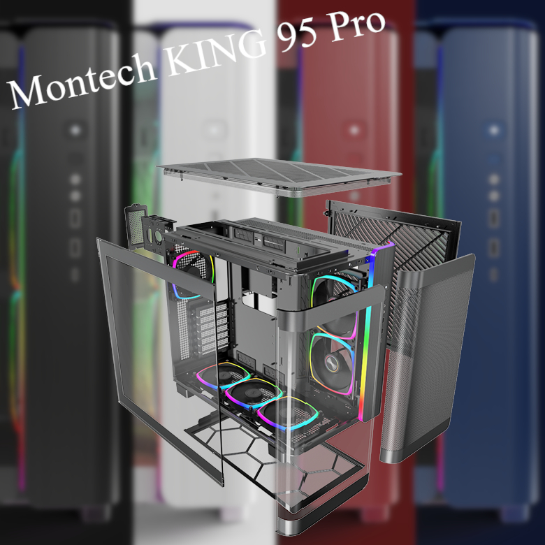 Montech KING 95 i KING 95 Pro - premiera nowych obudów dla entuzjastów PC. Wyglądają jak kopia ...
