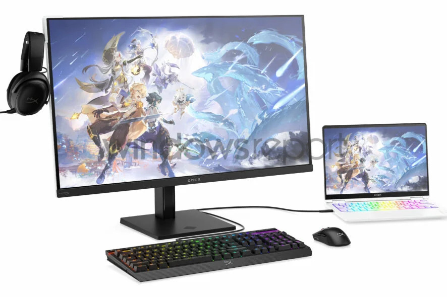 HP OMEN Transcend 32 - monitor 4K OLED z częstotliwością odświeżania ...