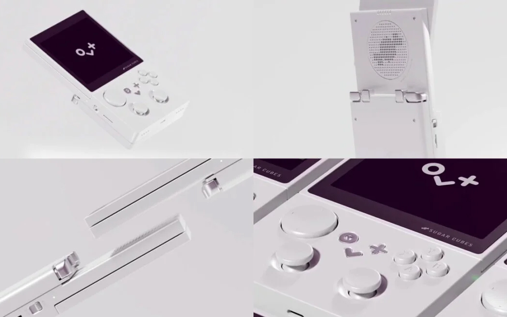 Small Universe X Sugar Cubes - handheld do retro gier z obrotowym ...