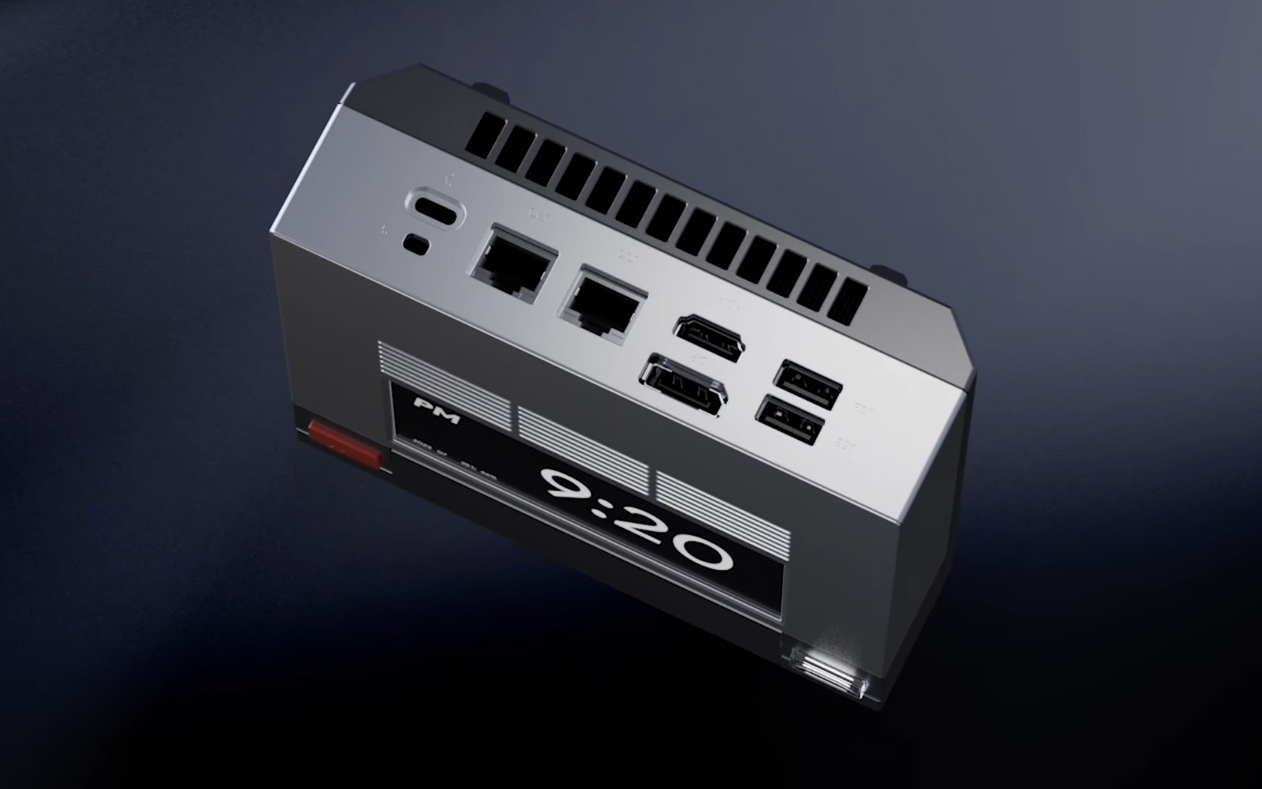 AYANEO Retro Mini PC AM02 - mały komputer z układem AMD Ryzen 7 7840HS ...