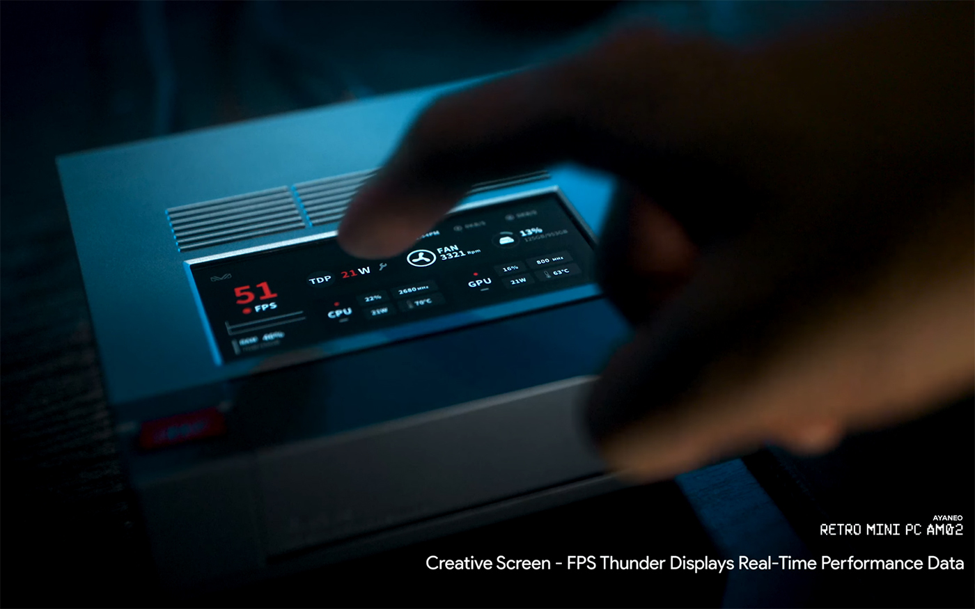 AYANEO Retro Mini PC AM02 - mały komputer z układem AMD Ryzen 7 7840HS ...