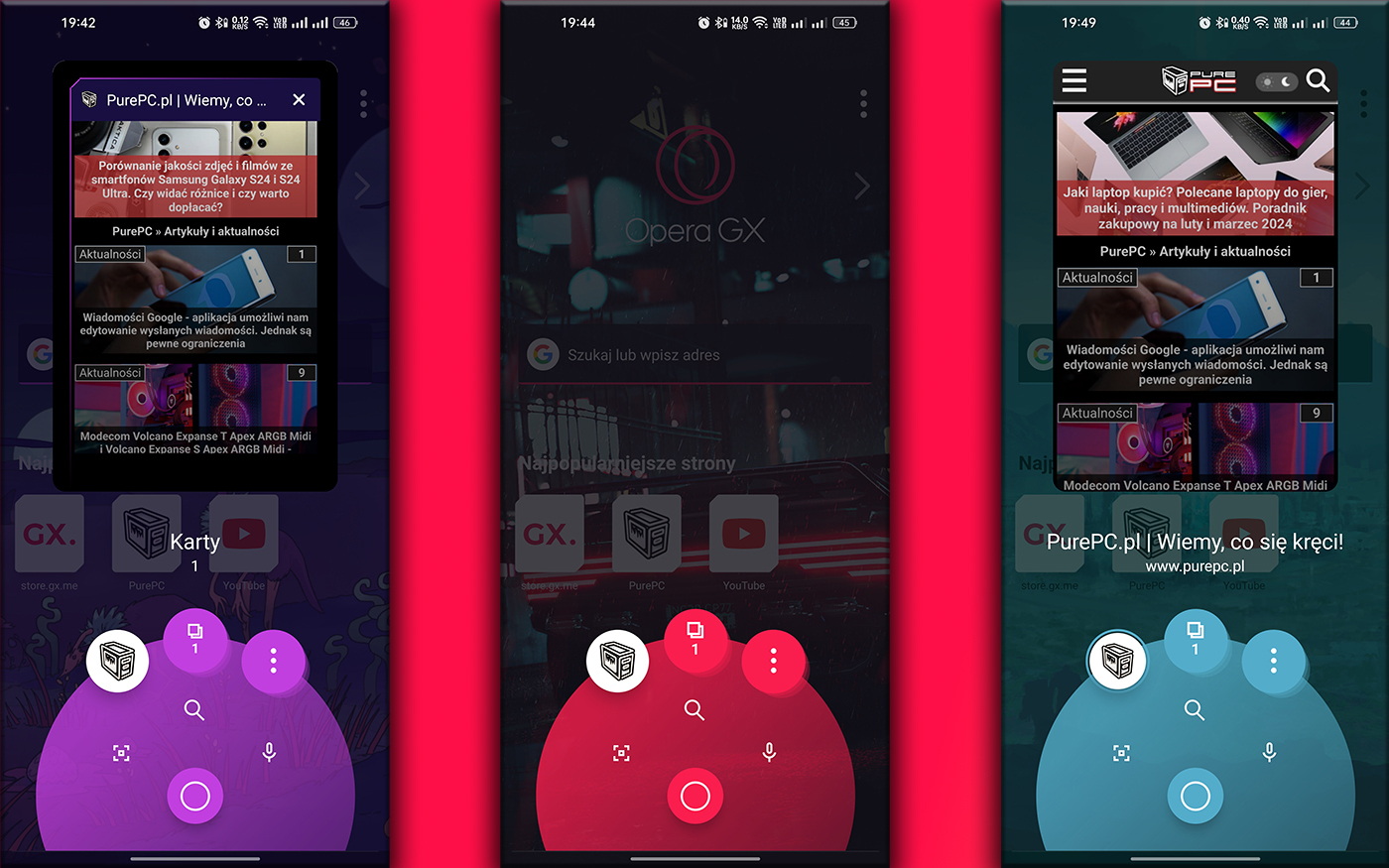 Opera GX - mobilna wersja przeglądarki internetowej otrzymuje funkcję ...