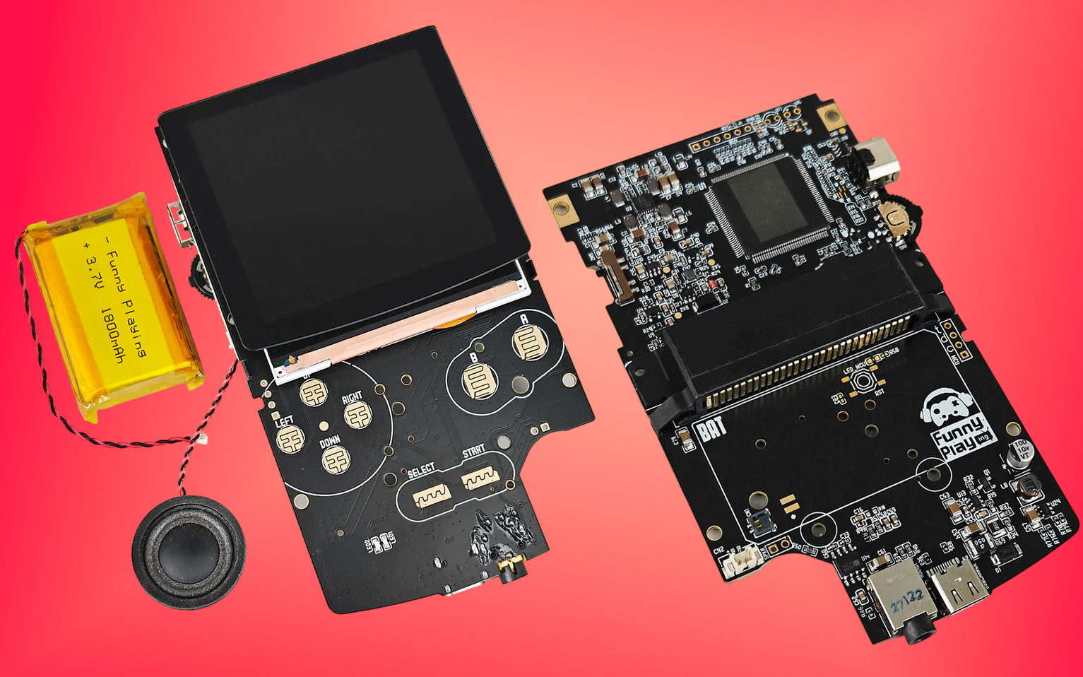FunnyPlaying Game Boy Color Kit - zbuduj własnego handhelda z układem ...