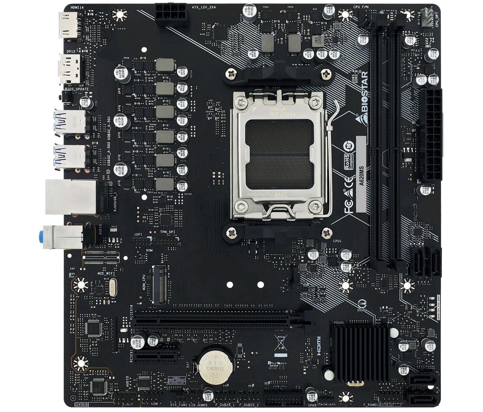 Biostar A620MS - nowa płyta główna z podstawką AMD AM5. Atrakcyjny wybór dla mało wymagających ...