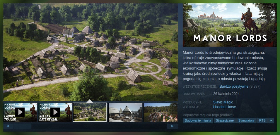 Manor Lords - wyśmienita premiera polskiej gry strategicznej ...