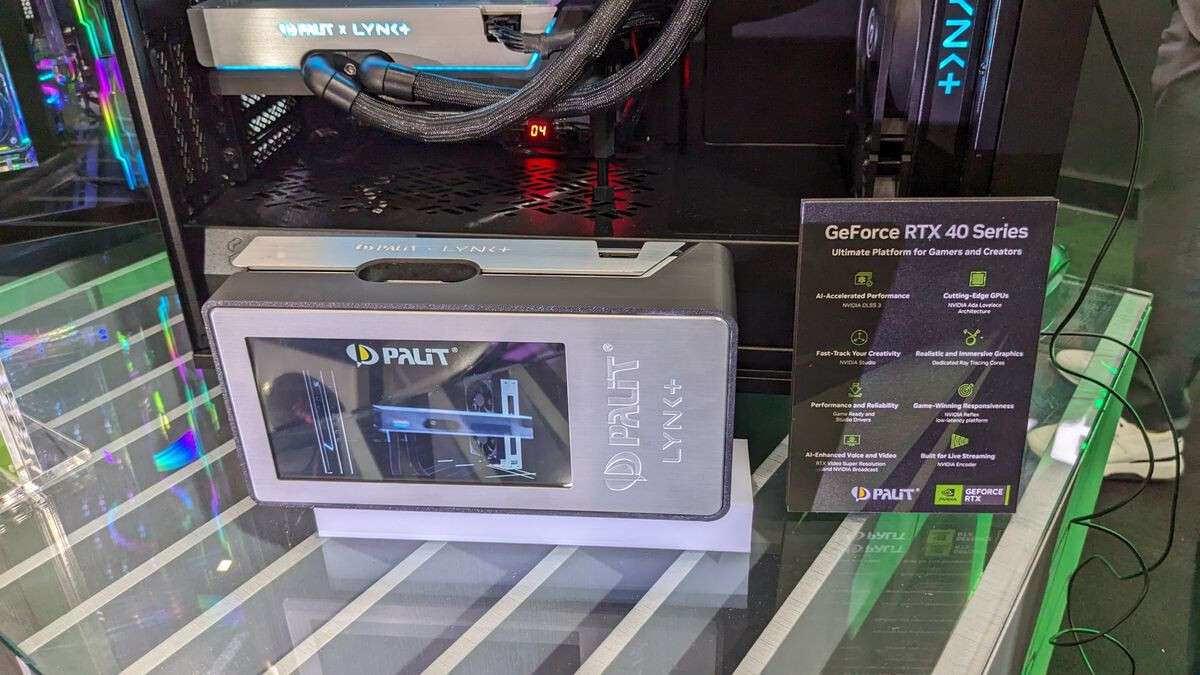 Palit zaprezentował ciekawy projekt karty graficznej GeForce RTX 4090 z ...