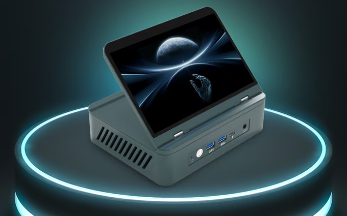 Miniproca - mini PC z 7-calowym dotykowym ekranem. Na pokładzie AMD ...