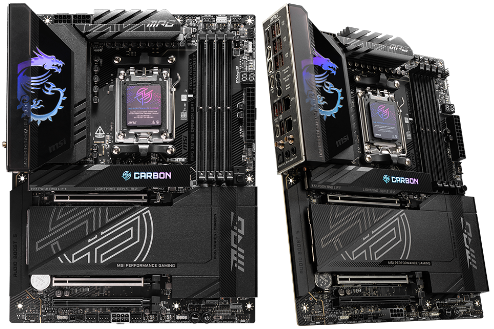 MSI MEG X870E Godlike, MSI MPG X870E Carbon WiFi, MSI MAG X870 Tomahawk ...