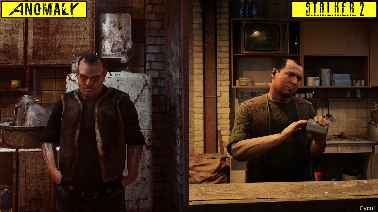 STALKER 2 oraz zmodowany STALKER: Anomaly na bezpośrednim porównaniu ...