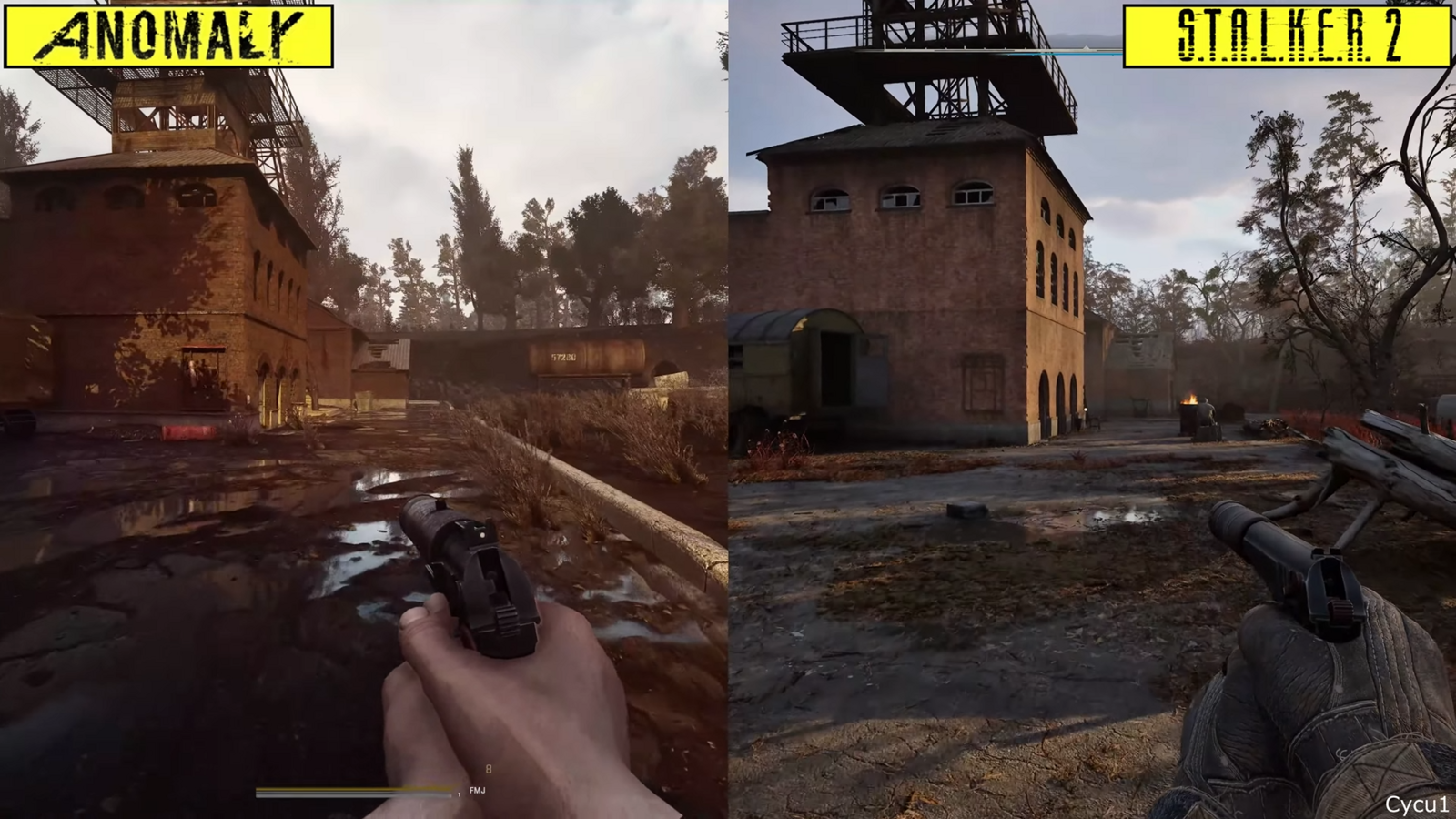 STALKER 2 oraz zmodowany STALKER: Anomaly na bezpośrednim porównaniu ...