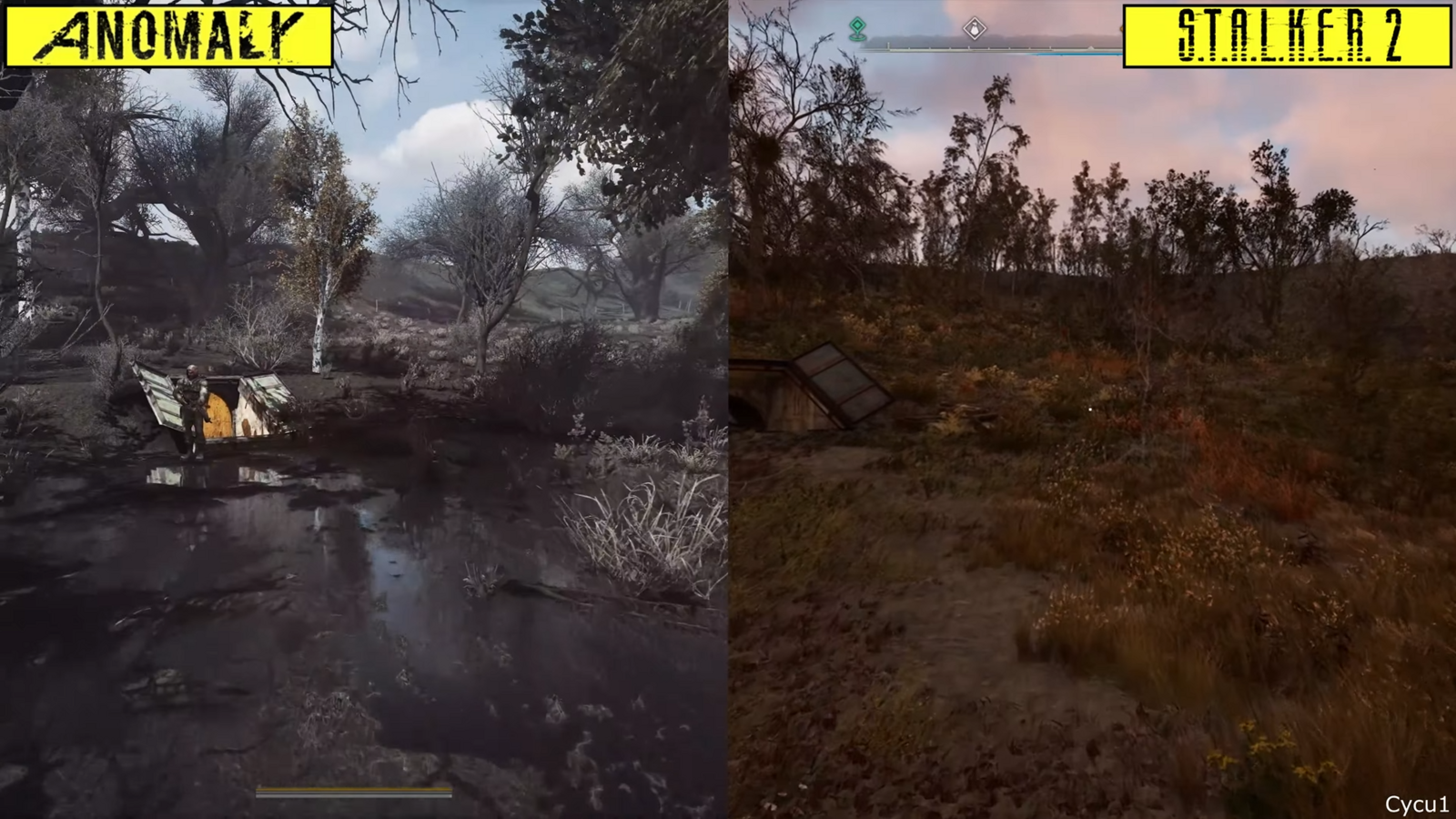 STALKER 2 oraz zmodowany STALKER: Anomaly na bezpośrednim porównaniu. Stary silnik X-Ray ...