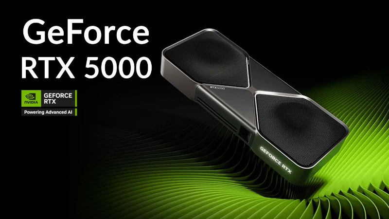NVIDIA GeForce RTX 5000 - karty graficzne Blackwell będą dostarczane również z pamięciami VRAM ...