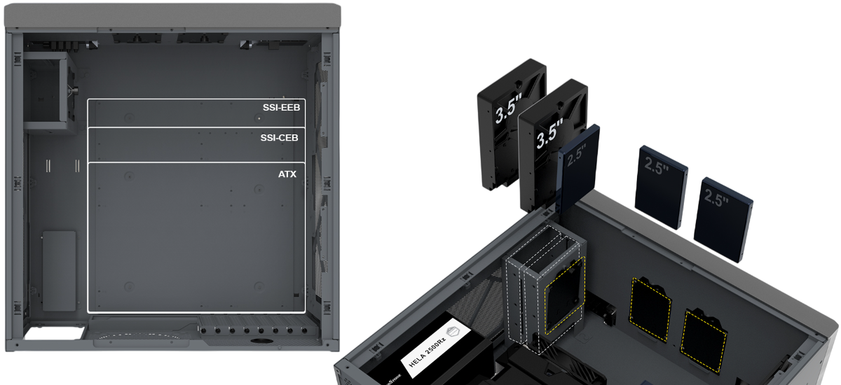 SilverStone Crown 04 - zapowiedź przestronnej obudowy typu HTPC, która ...
