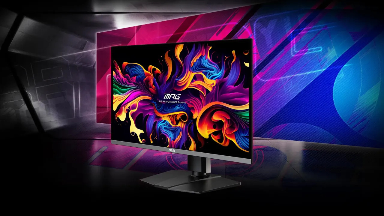 Komputer MSI MEG VISION X AI z wbudowanym ekranem oraz monitor QD-OLED 500 Hz i inne nowinki z ...