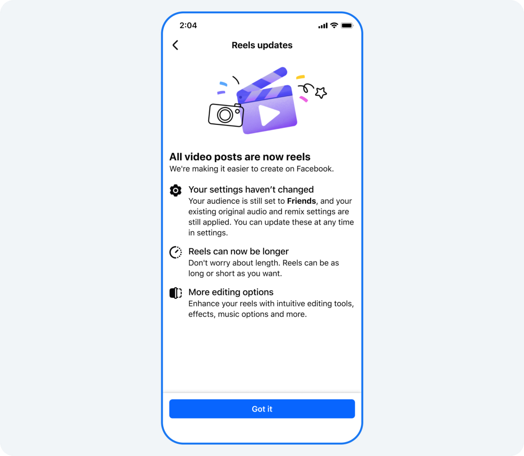 Facebook wkrótce zaakceptuje tylko rolki. Pionowy format wypiera inne ...