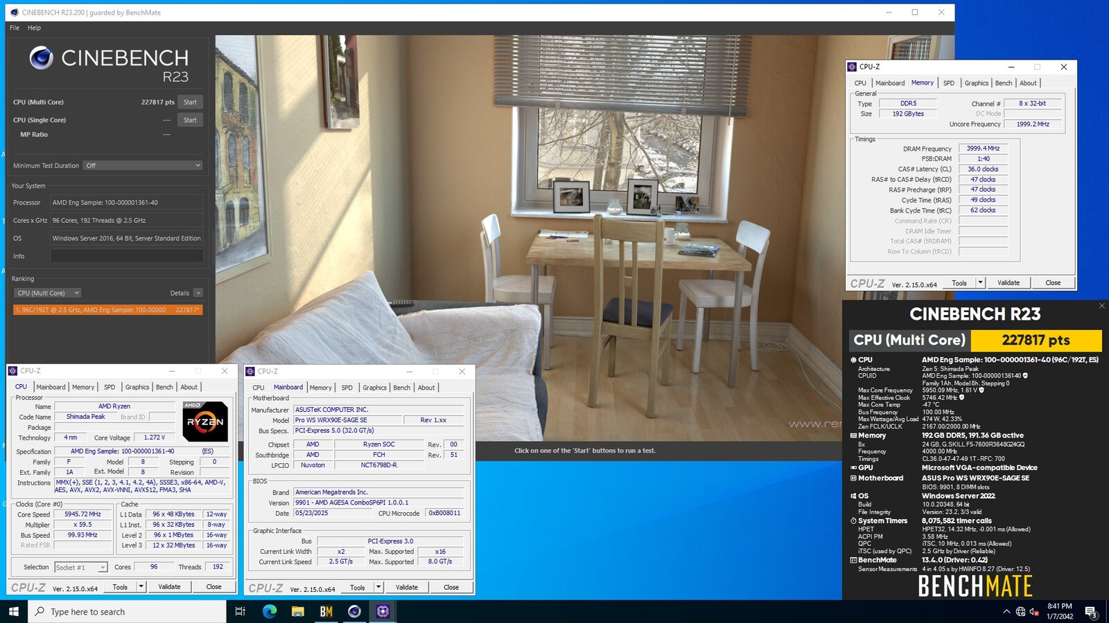 AMD Ryzen Threadripper PRO 9995WX z kosmicznym wynikiem w Cinebench R23 ...