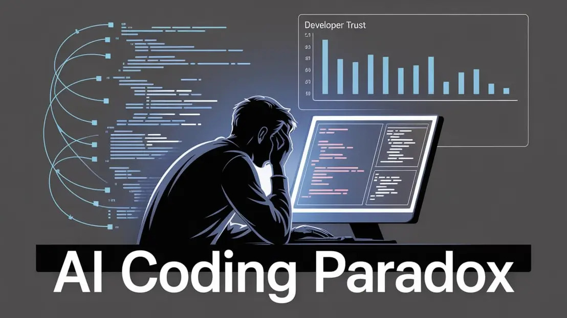 Spadek zaufania do narzędzi AI w kodowaniu. Wyniki ankiety Stack Overflow 2025 wskazują na ...