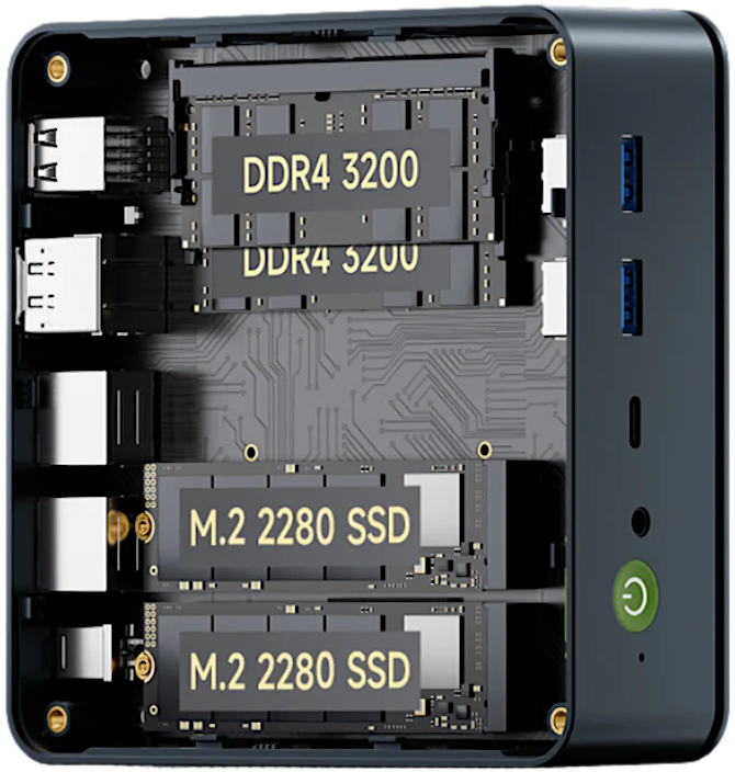 GMKtec NucBox M5 Ultra - budżetowy mini PC z procesorem Ryzen 7 7730U ...