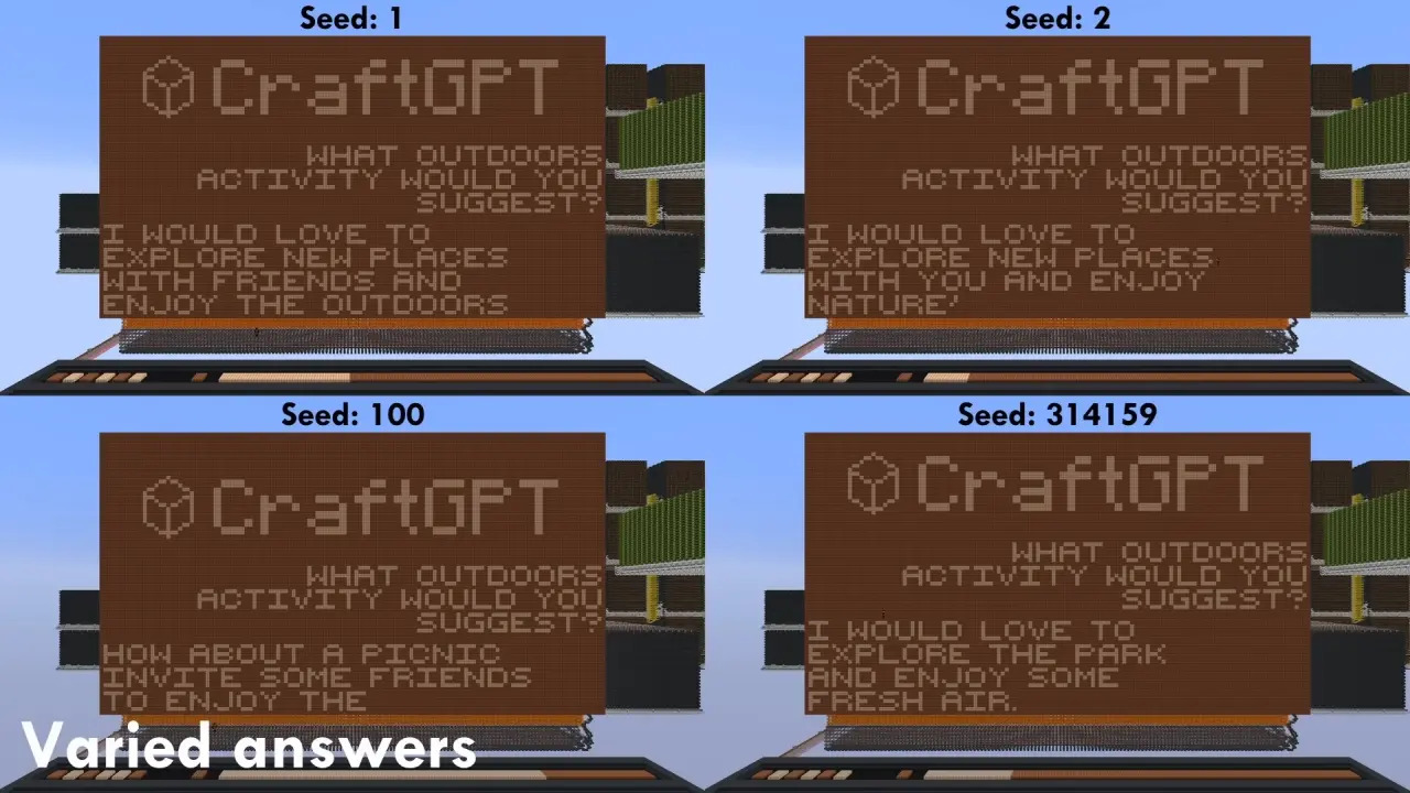 Gracz zbudował w Minecraft funkcjonalny model GPT z 5 milionami ...