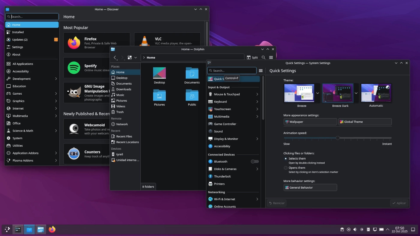 KDE Plasma 6.8 zrezygnuje z obsługi serwera wyświetlania X11. To już ...