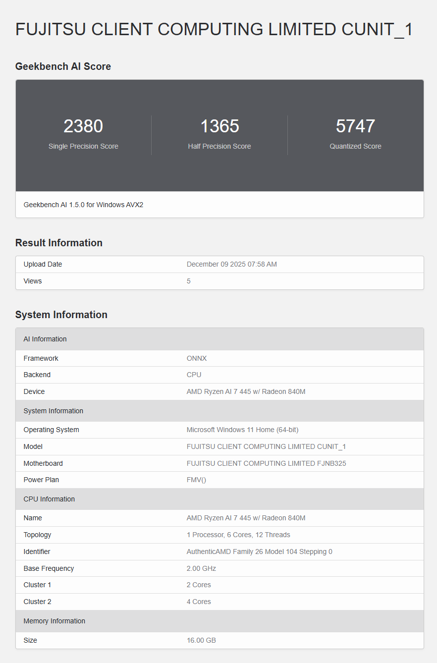 AMD Ryzen AI 7 445 - Szykuje się kolejny procesor z serii Gorgon Point ...