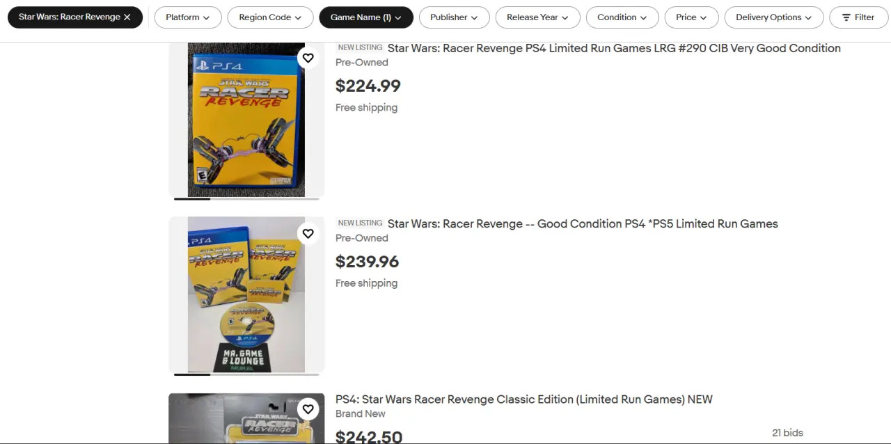 Fizyczna kopia Star Wars Racer Revenge kluczem do jailbreaku PS5. Ta ...