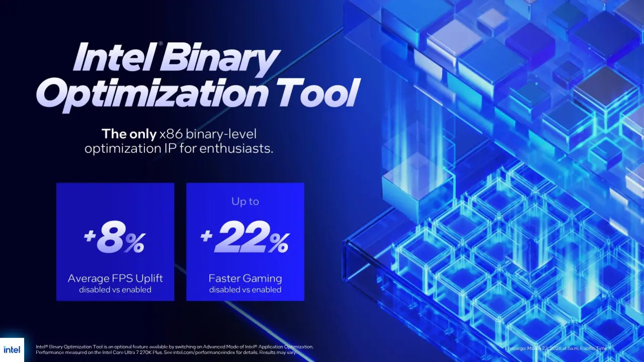 Intel Binary Optimization Tool to optymalizacja po stronie platformy, a ...