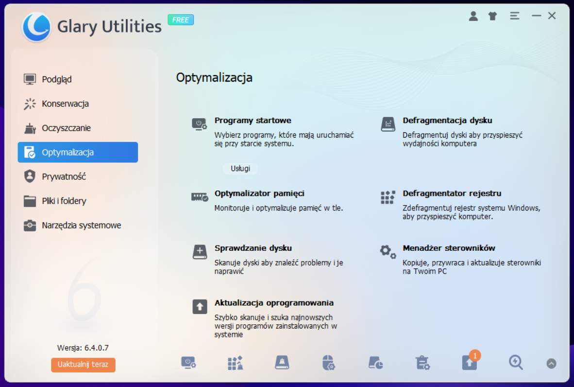 Darmowe narzędzie do czyszczenia, optymalizacji i naprawy systemu Windows. Zobacz co potrafi ...