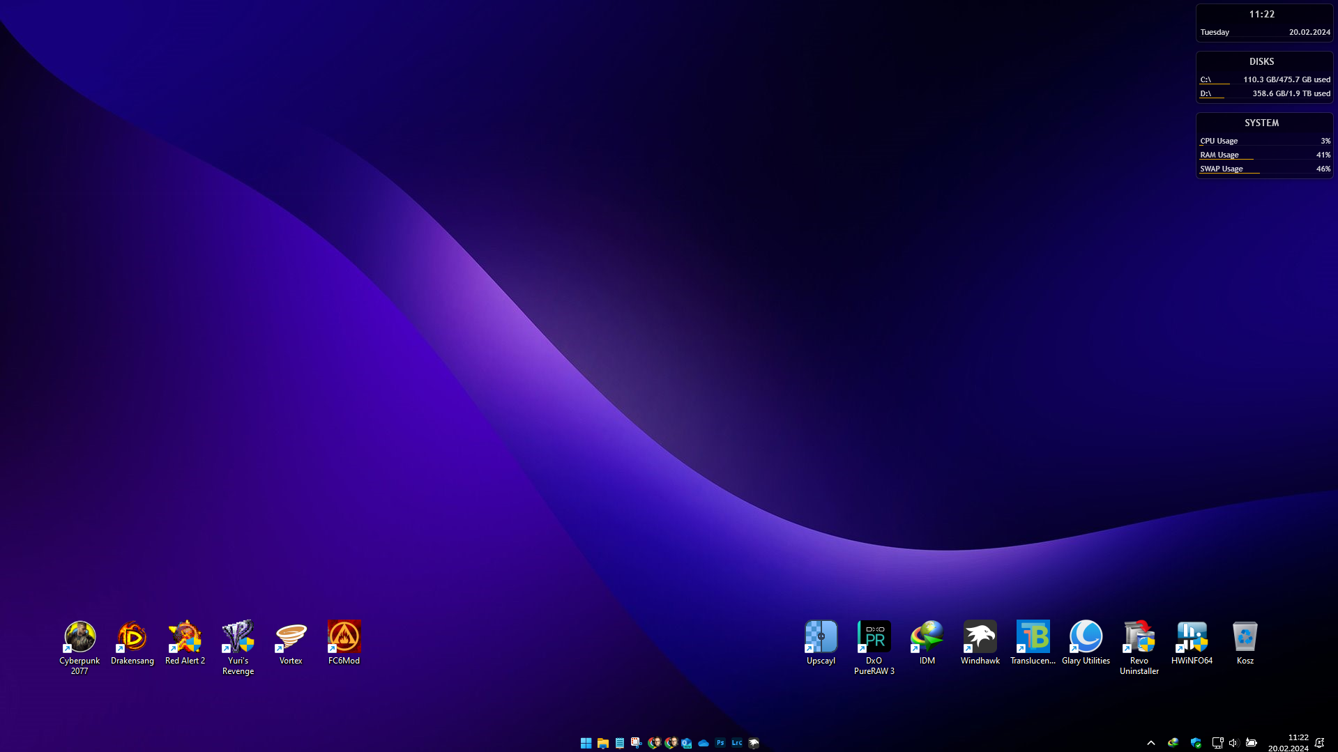 Przydatne programy i narzędzia do Windows: cz. 1. Przezroczysty pasek ...