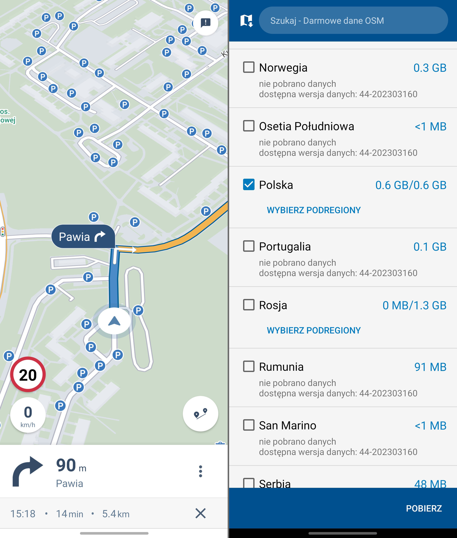 Darmowa nawigacja na telefon offline i online. Samochodowa, rowerowa, z ...